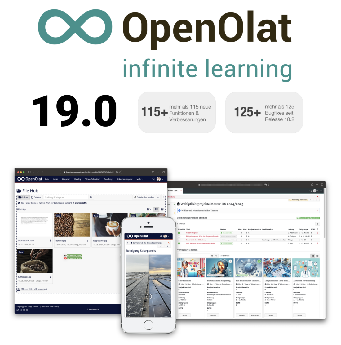OpenOlat 19: Neuer Kursbaustein Themenbörse, Peer Review im ...